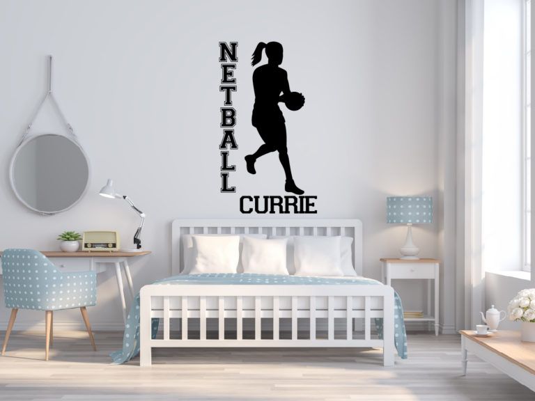 Wall Decal | Netball Player - Grafix Wall Art - New Zealand Made