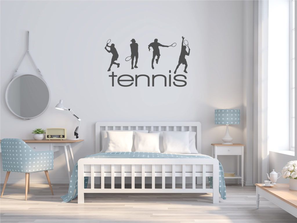 Wall Decal | Tennis wall decal - Grafix Wall Art - New Zealand Made