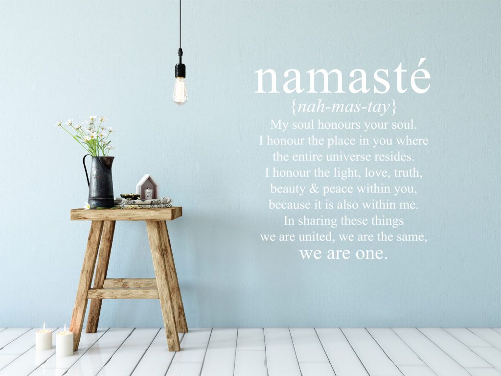 Wall Decal | Namaste - Grafix Wall Art
