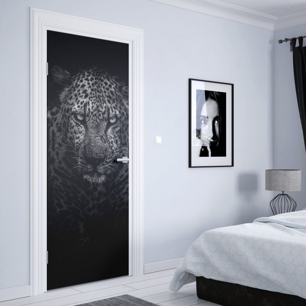 Leopard Doorway - Grafix Wall Art