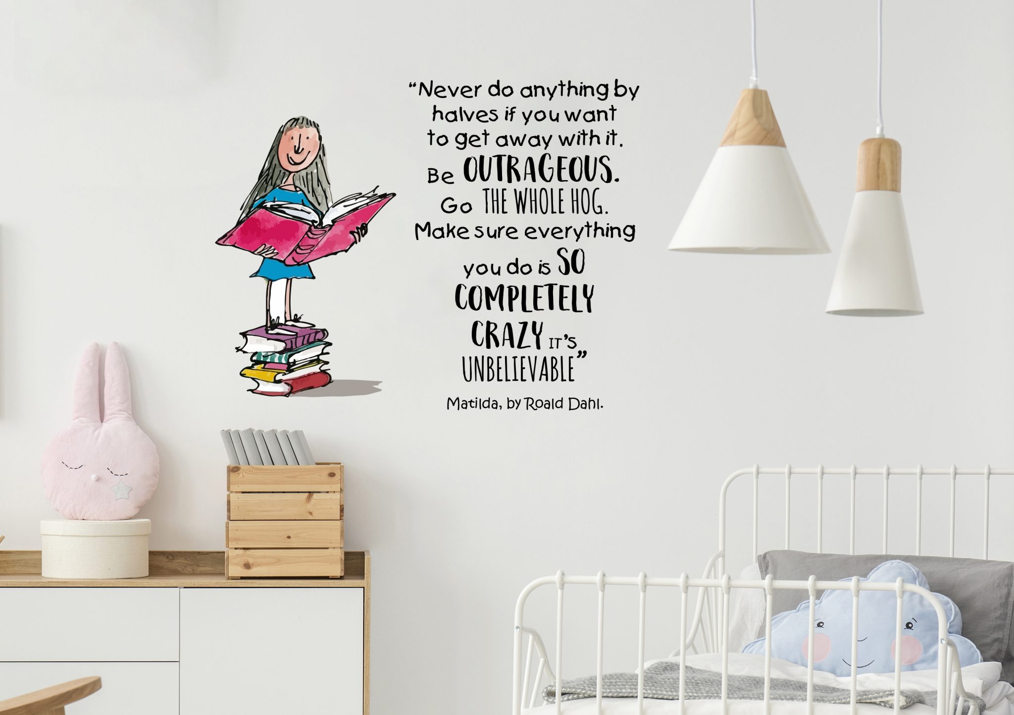 Wall Decal | Matilda Quote - Grafix Wall Art