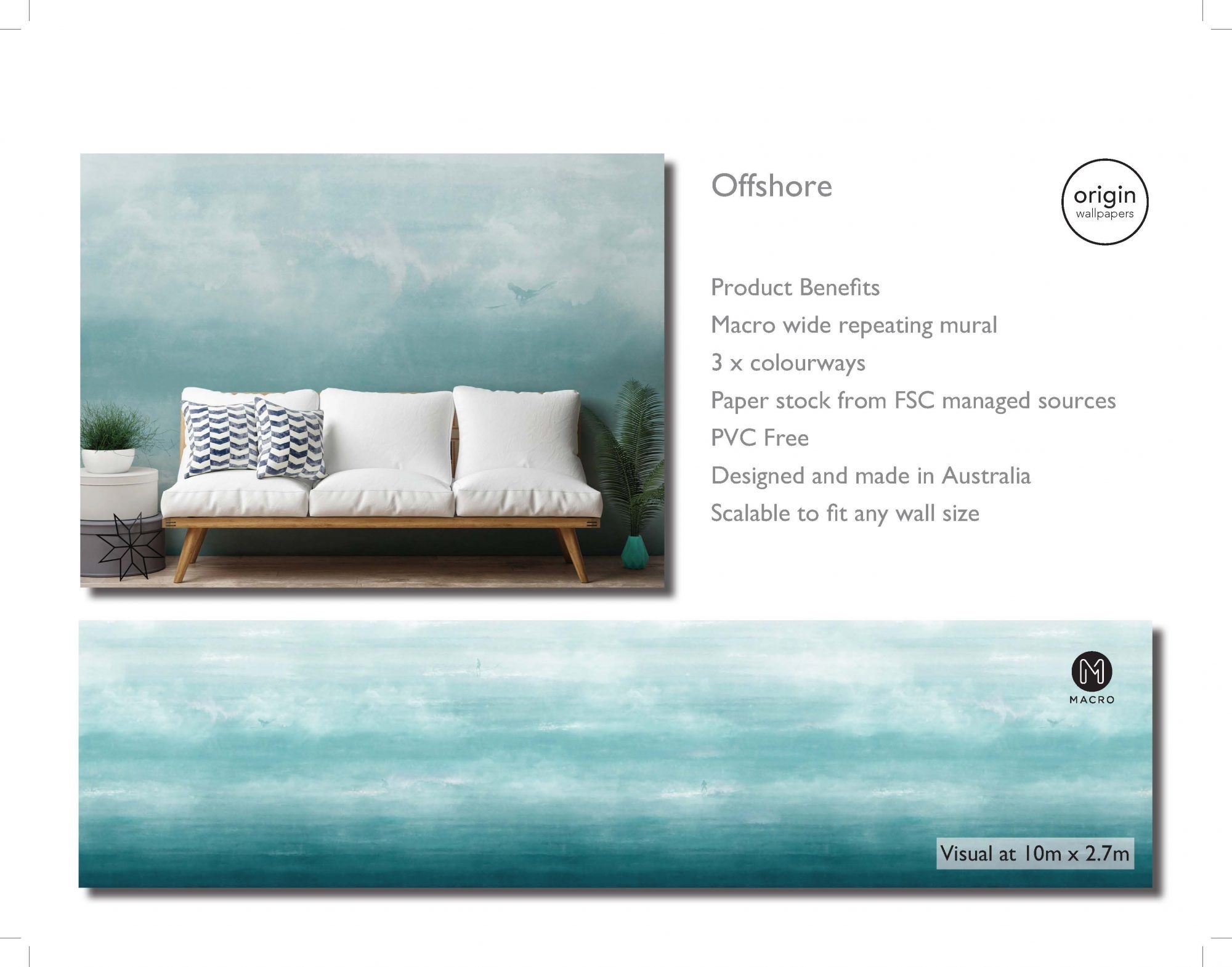Wall Mural | Offshore - Grafix Wall Art