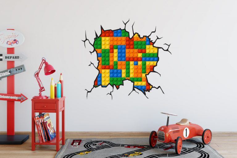Wall Decal | Lego in the wall - Grafix Wall Art