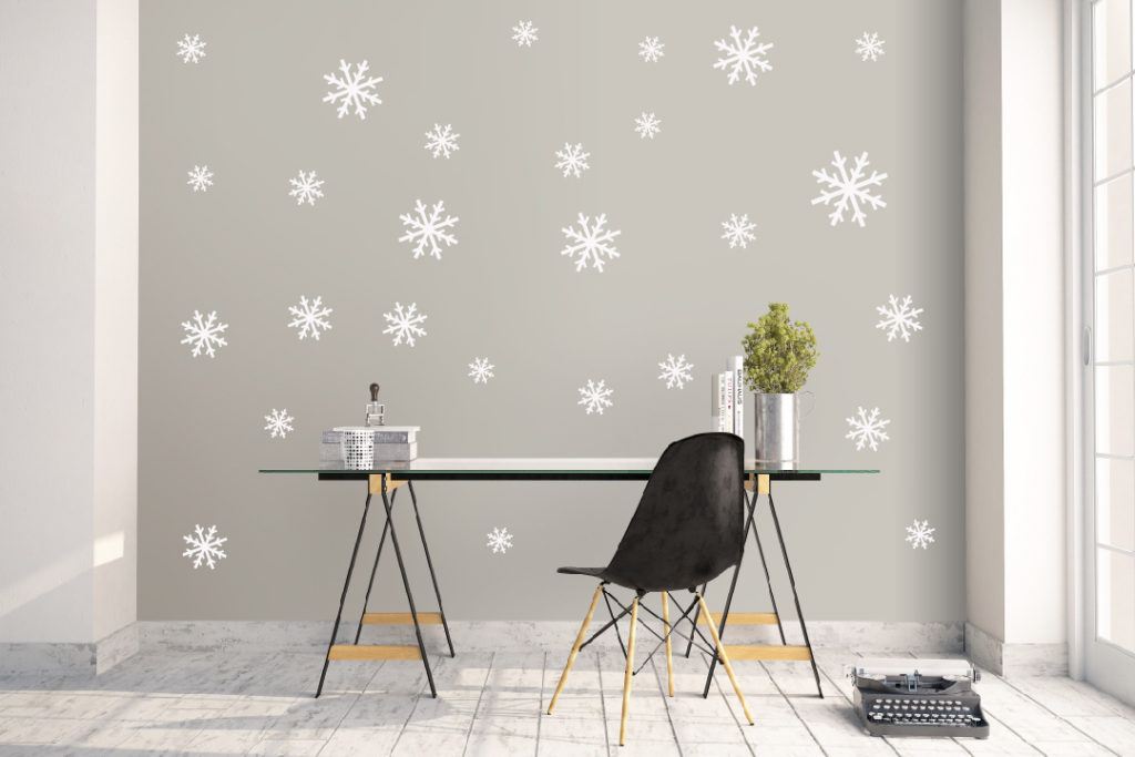 Snow Flakes wall or window decals - Grafix Wall Art