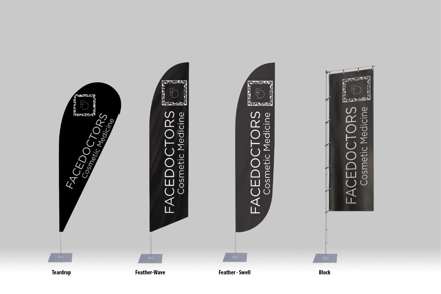 Custom Business Signage | Outdoor Flag Signs | Graffix Art