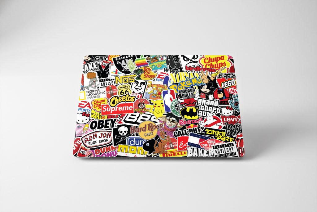 Laptop Skin | Sticker Bomb - New Zealand Made - Grafix Wall Art