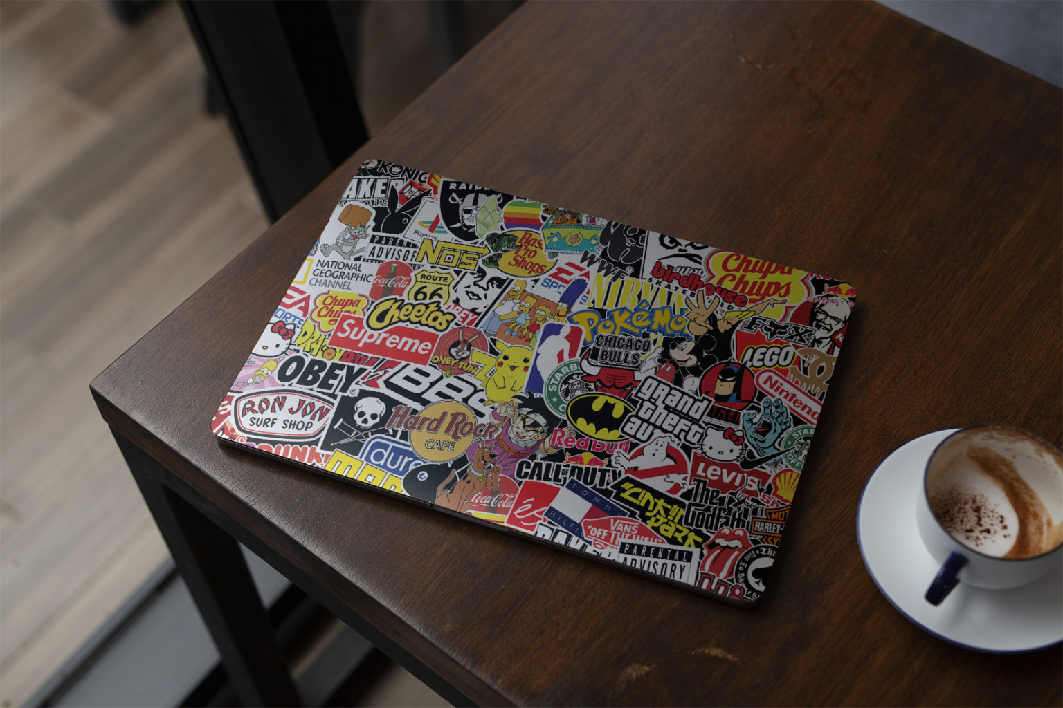 Laptop Skin | Sticker Bomb - New Zealand Made - Grafix Wall Art