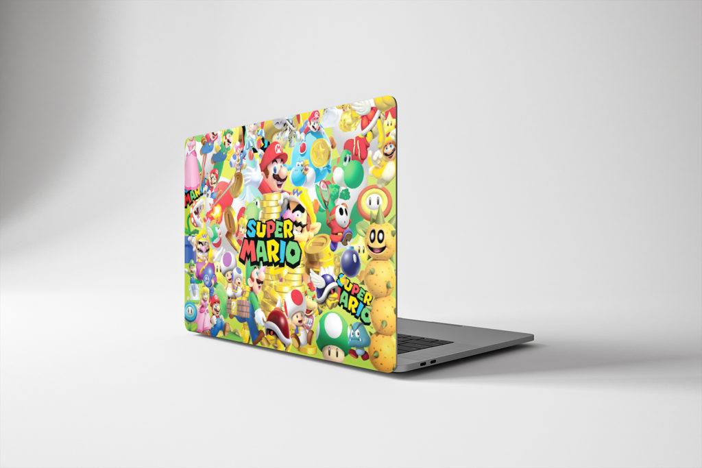 Laptop Skin | Super Mario - New Zealand Made - Grafix Wall Art
