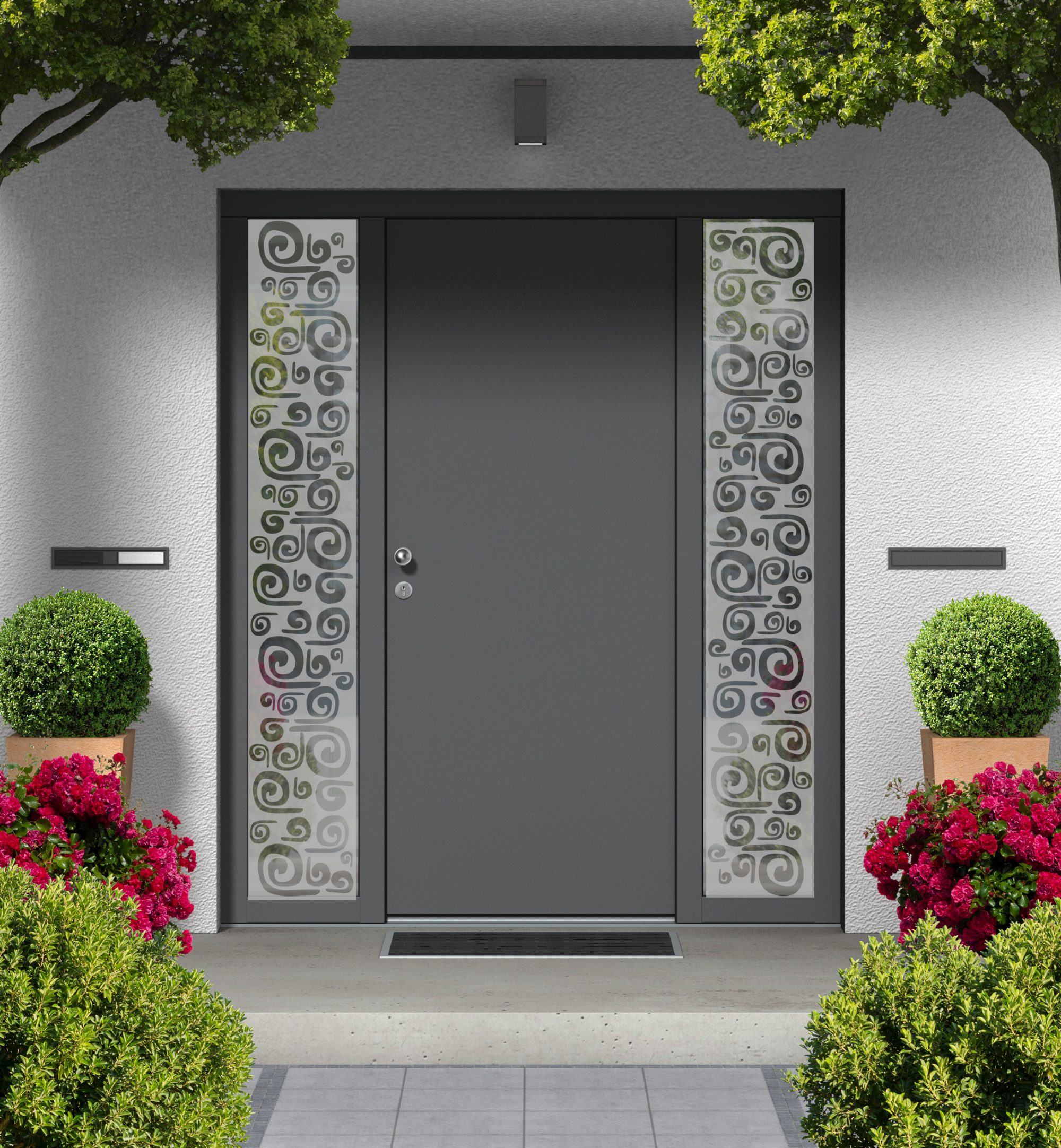 Window Privacy Film | Front Door Privacy Panel | Curlz