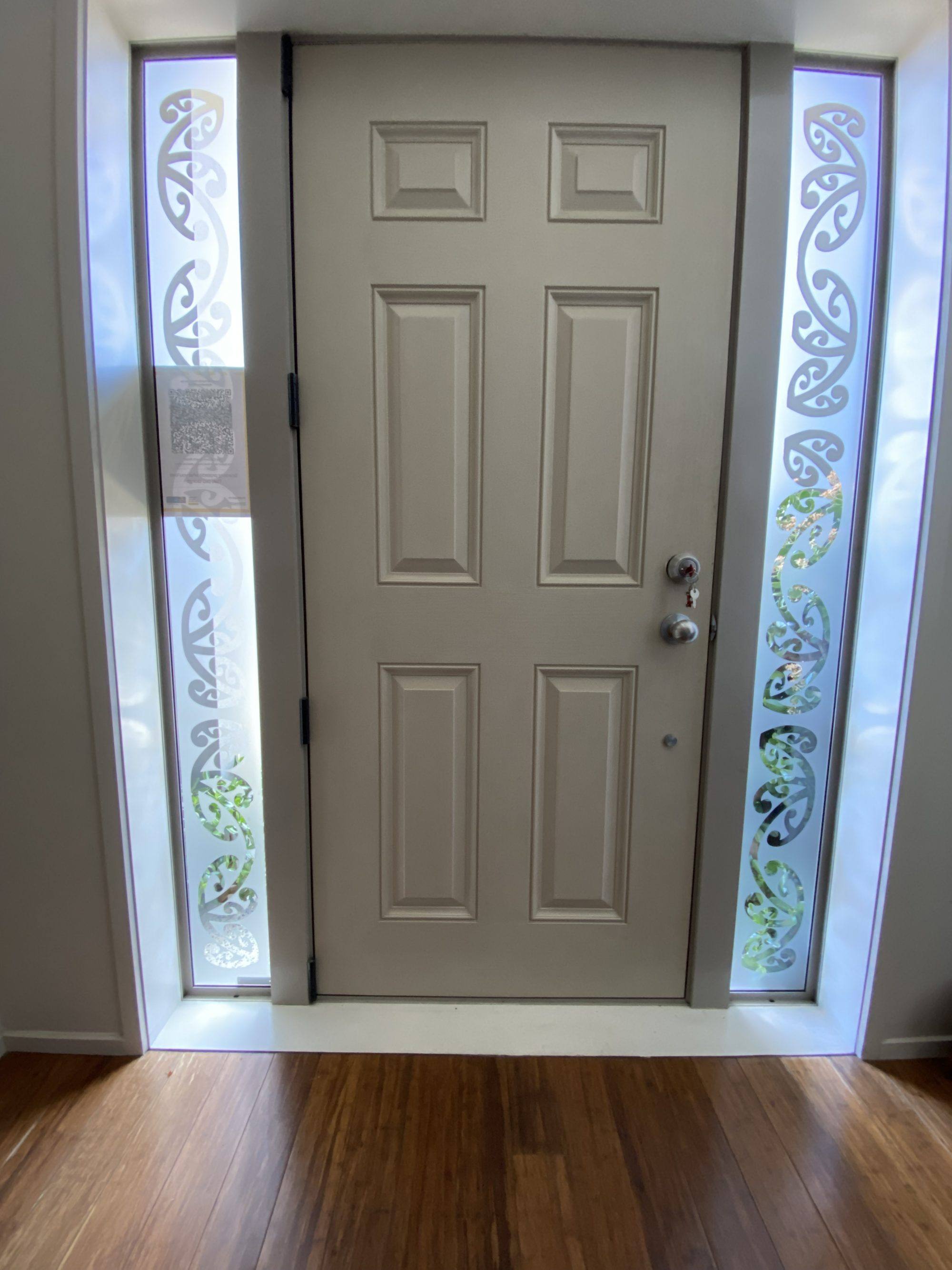 Window Privacy Film | Front Door Privacy Panel | Kowhaiwhai