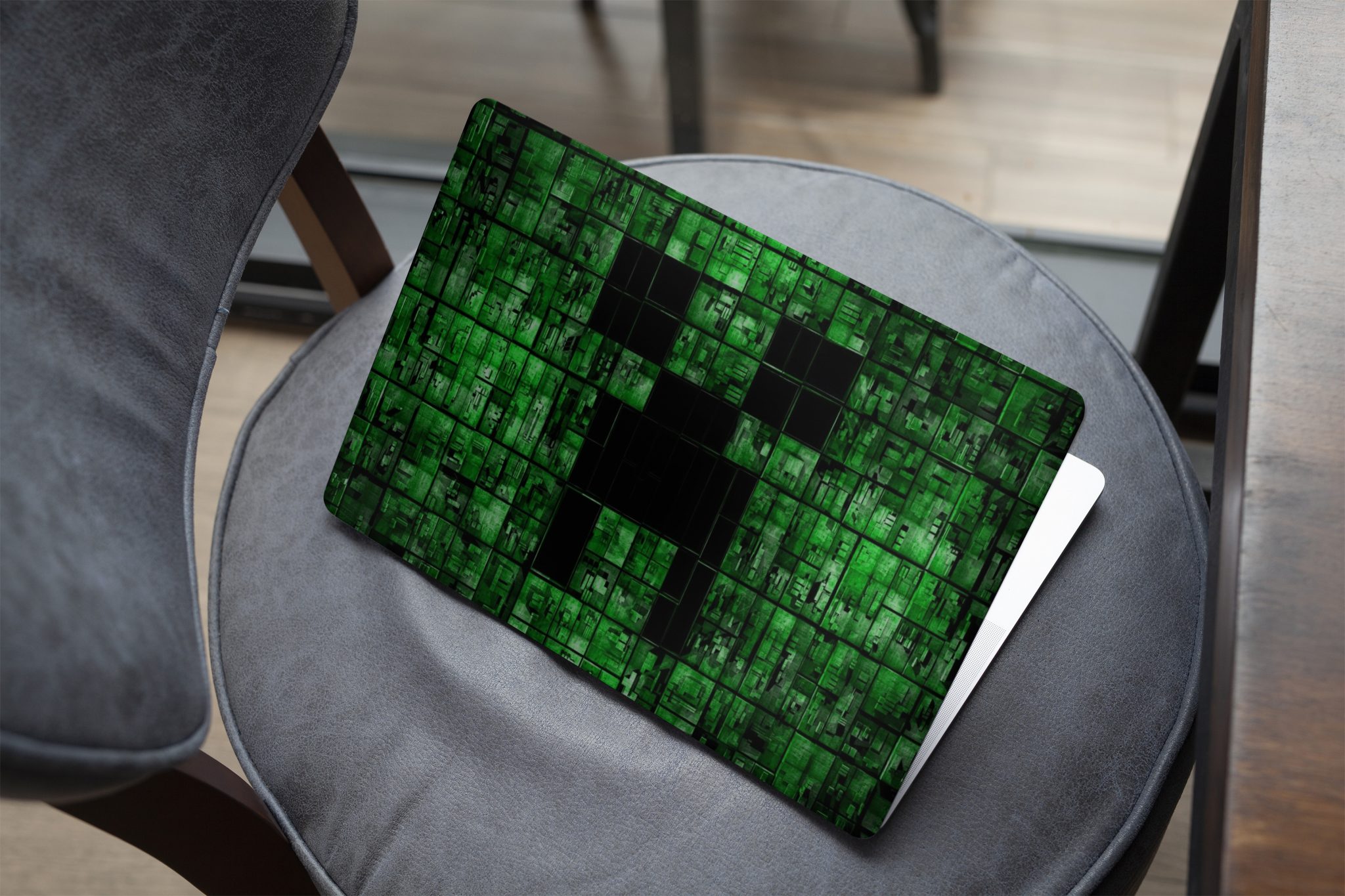 Laptop Skin | Minecraft Creeper - New Zealand Made - Grafix Wall Art