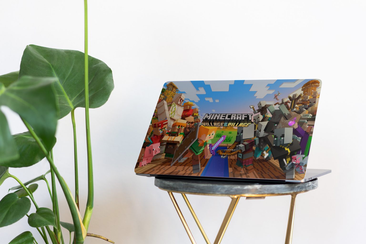 Laptop Skin | Minecraft Village and Pillage - Grafix Wall Art
