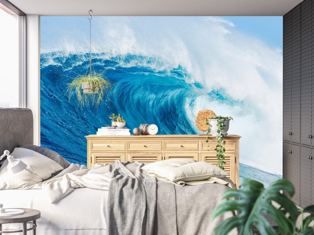 Wall Mural | Blue Wave - Grafix Wall Art