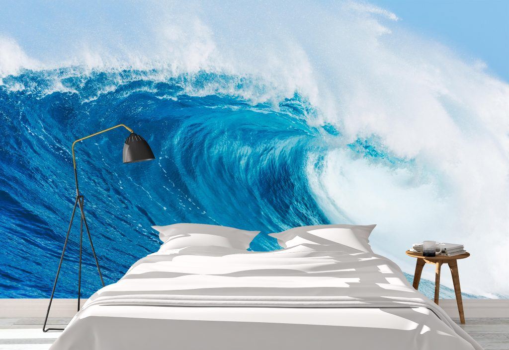 Wall Mural | Blue Wave - Grafix Wall Art