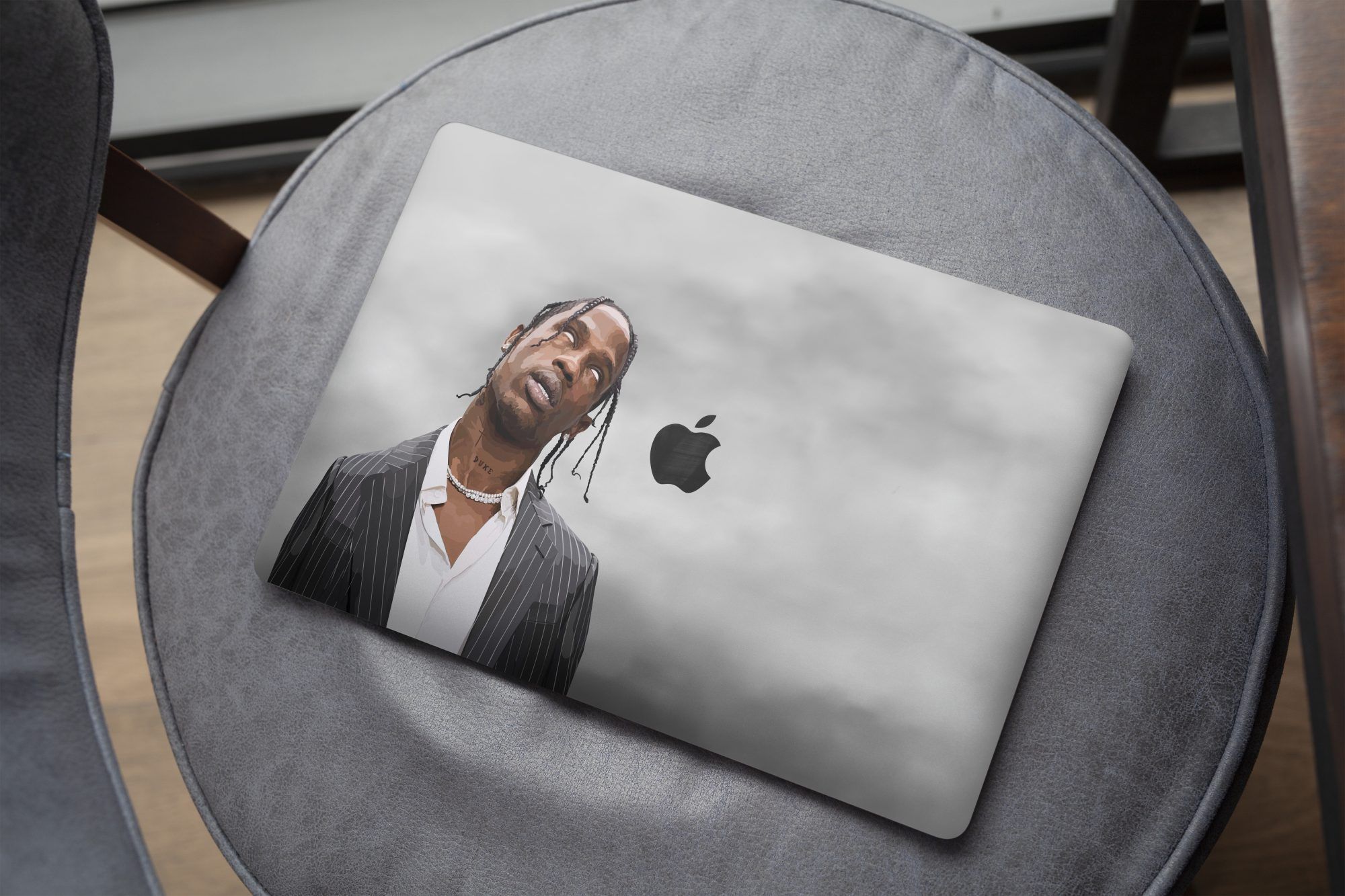 Laptop Skin | Travis Scott - New Zealand Made - Grafix Wall Art
